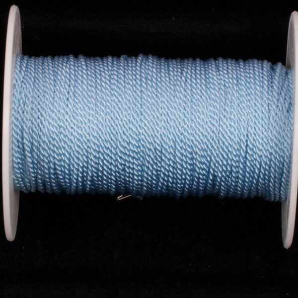 The Ribbon People Sky Blue Braided Cording Craft Ribbon 0.1" x 220 ...
