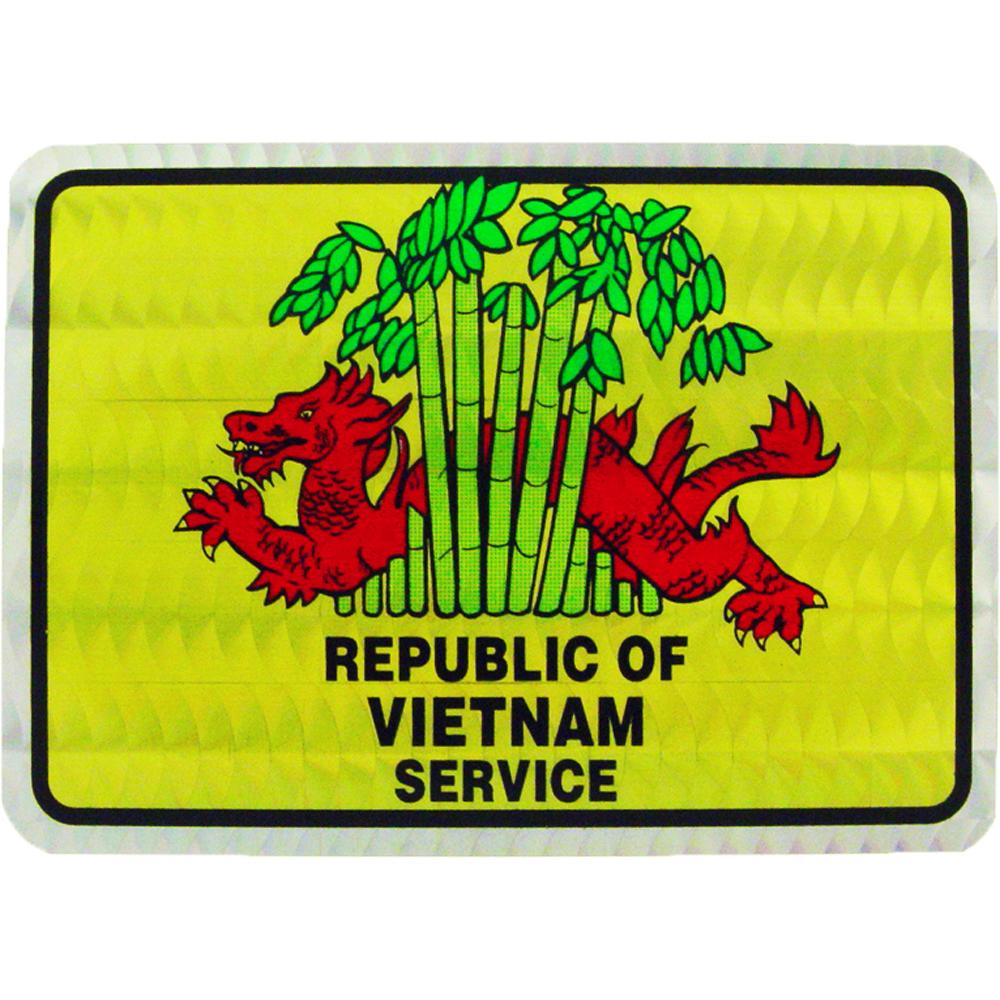 Republic of Vietnam Service Sticker 2-3/4"X4" | Michaels