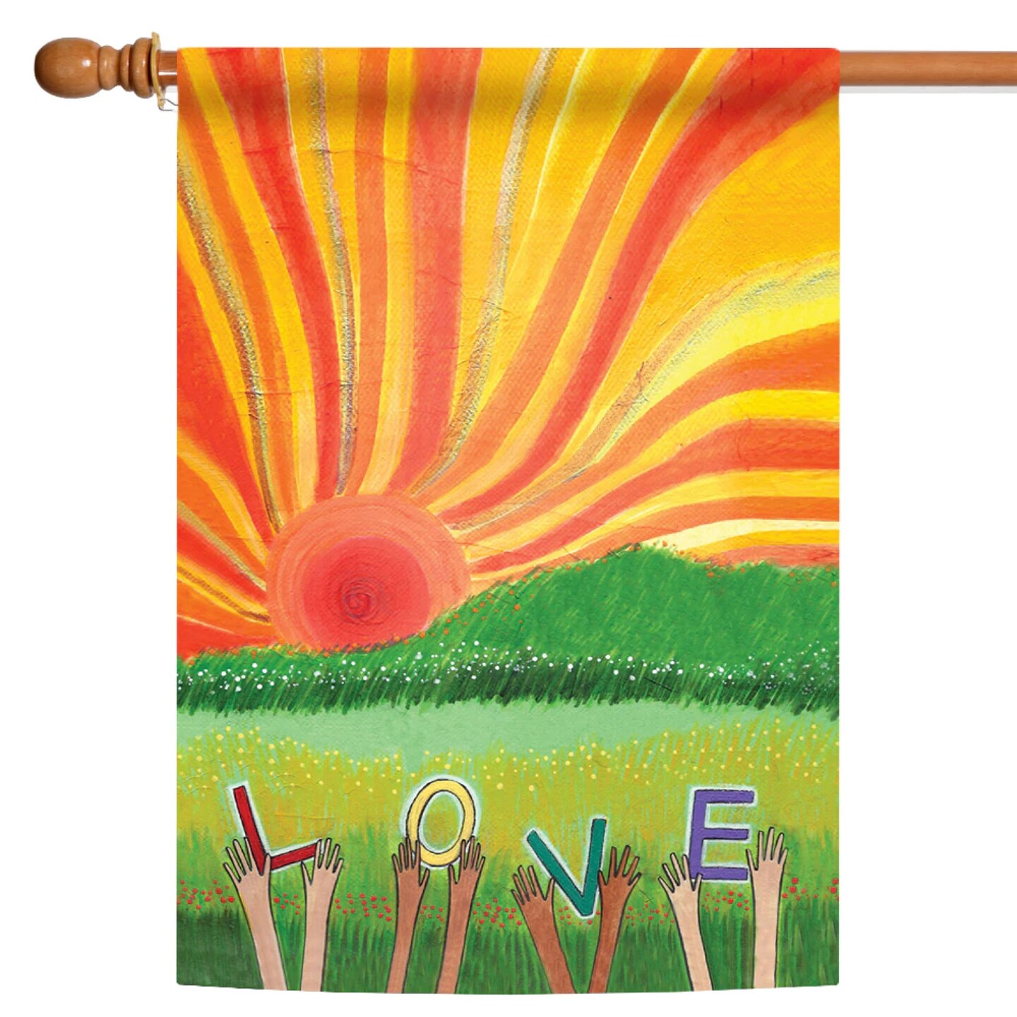 Toland Home Garden Sunset Love Outdoor House Flag 40" x 28" | Michaels