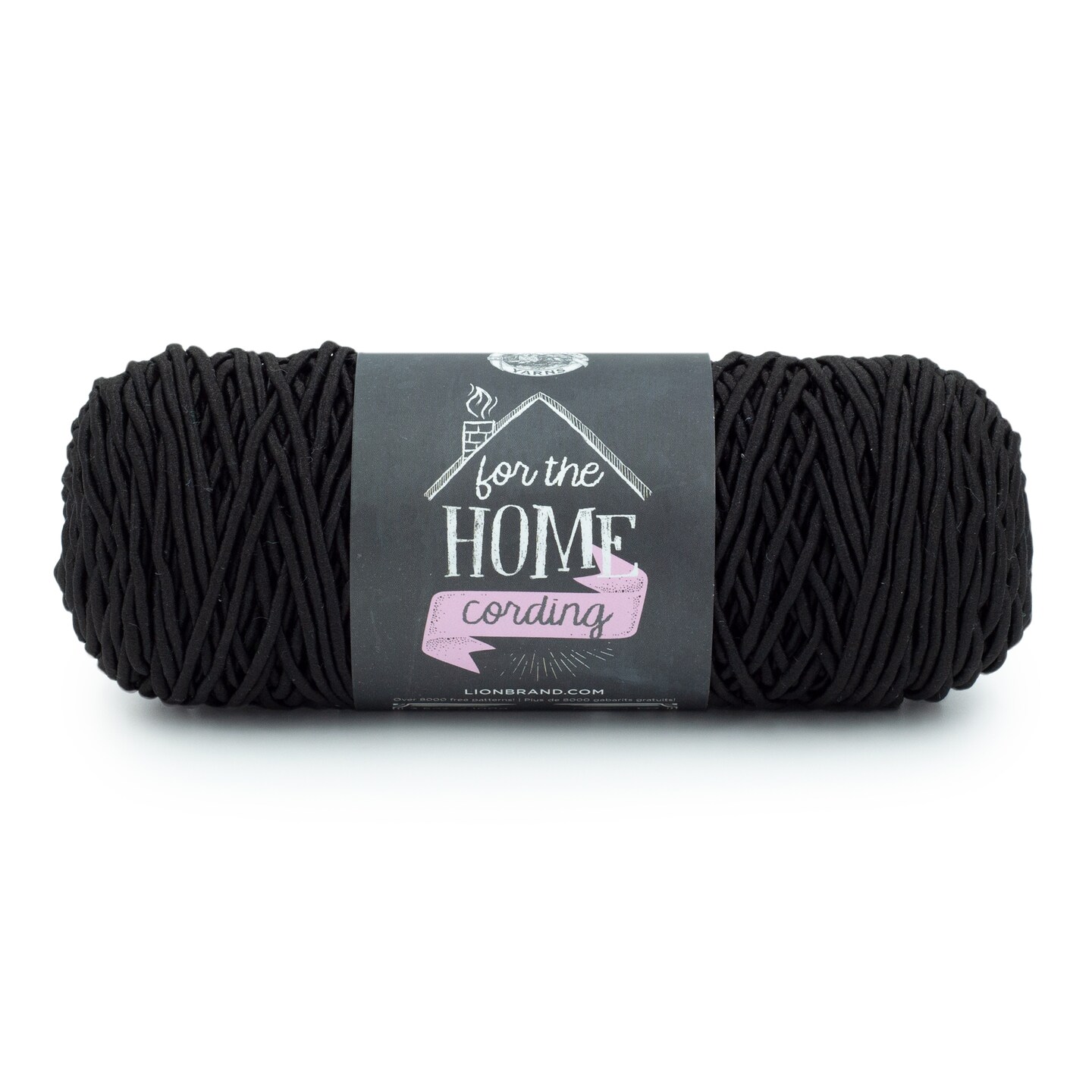 Lion Brand For The Home Cording Yarn-Black | Michaels