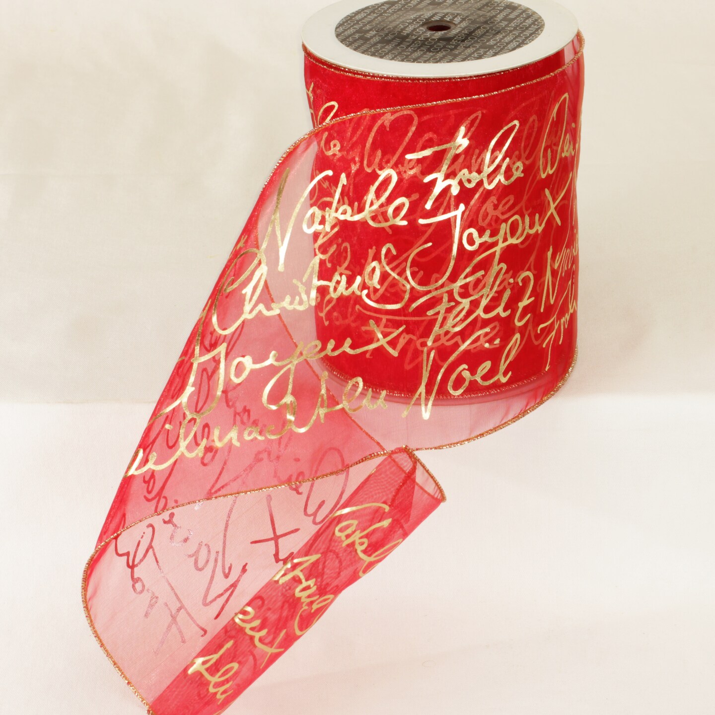 The Ribbon People Red Printed Contemporary Ribbon | Michaels