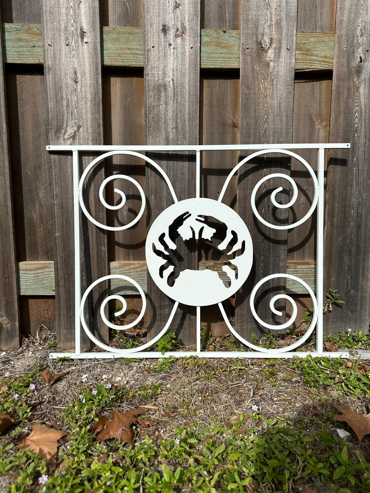 Screen Door Grille, Crab Design, Coastal Living, Handcrafted, Metal ...