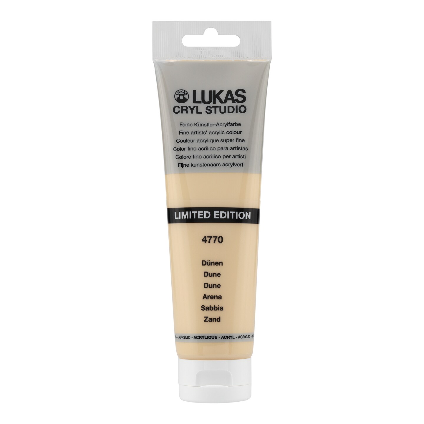 Lukas CRYL Studio Artist Acrylic Paint, Dune, 125 ml Tube - High ...