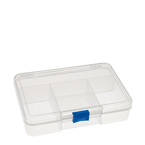 5-Compartment Clear Plastic Small Jewelry Organizer | Michaels