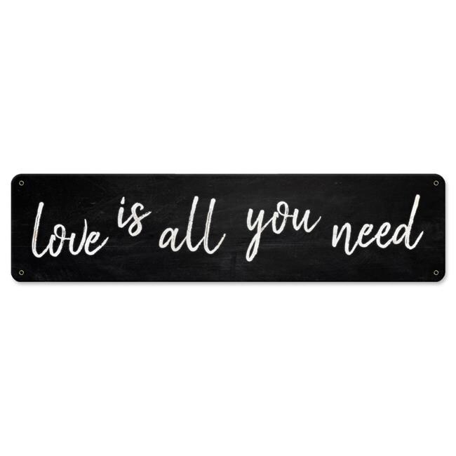 Past Time PTSB247 20 x 5 in. Love is All You Need Satin Sign | Michaels