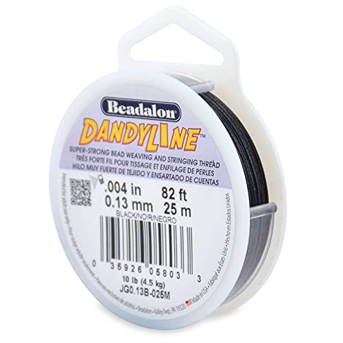DandyLine Cord Black .004" 25M | Michaels