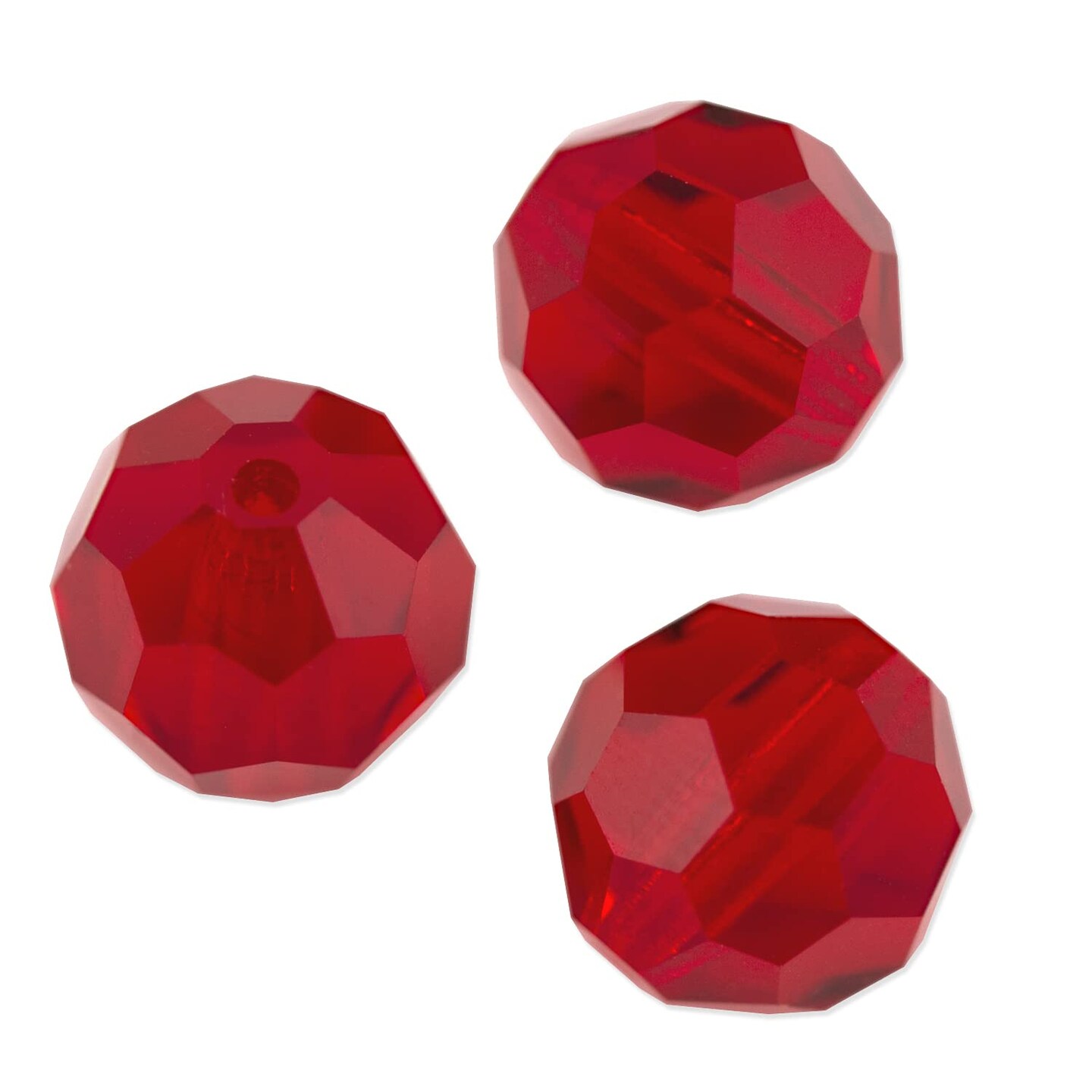 Preciosa Crystal Round Bead 6mm Light Siam (Package of 20) | Michaels