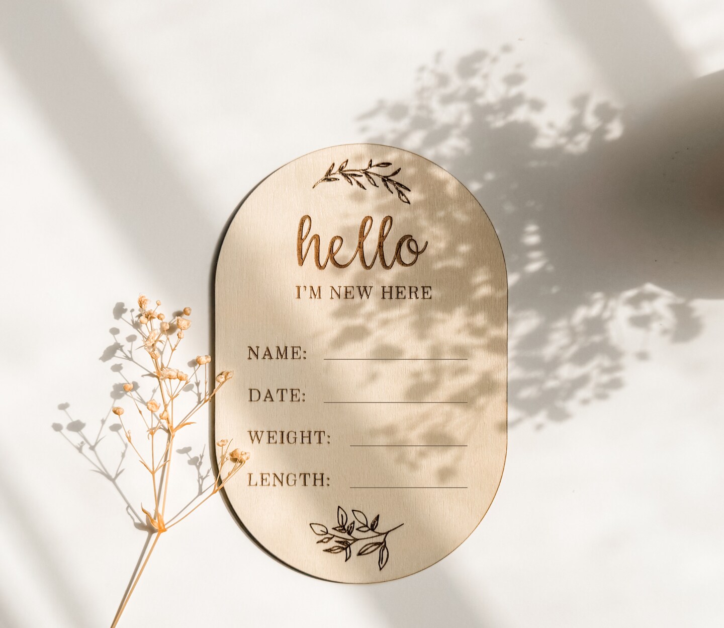 Wooden Birth Facts | Nursery Decor | Baby Birth Sign | Handmade Gifts ...