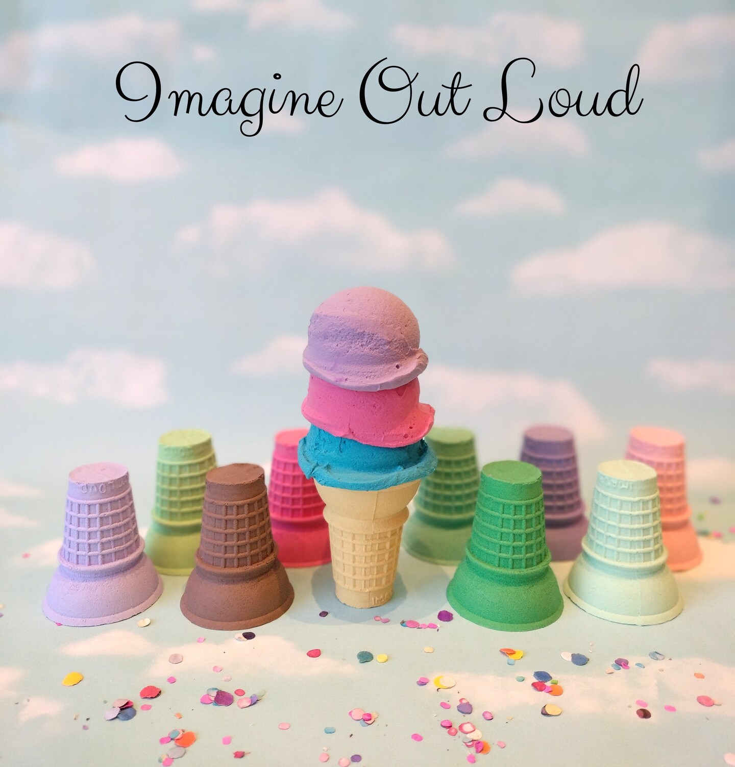 Fake Ice Cream CONE and COLOR CHOICE Triple Prop T04 | MakerPlace by ...