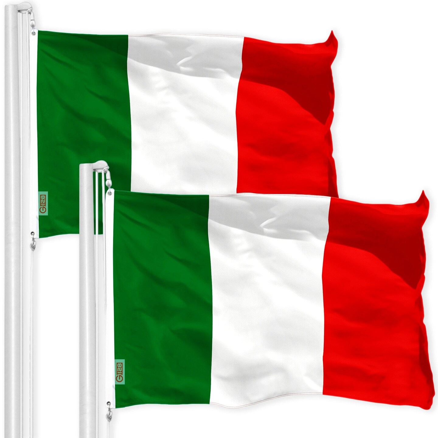 Italy Italian Flag 3x5 Ft 2-Pack 150D Printed Polyester By G128 | Michaels