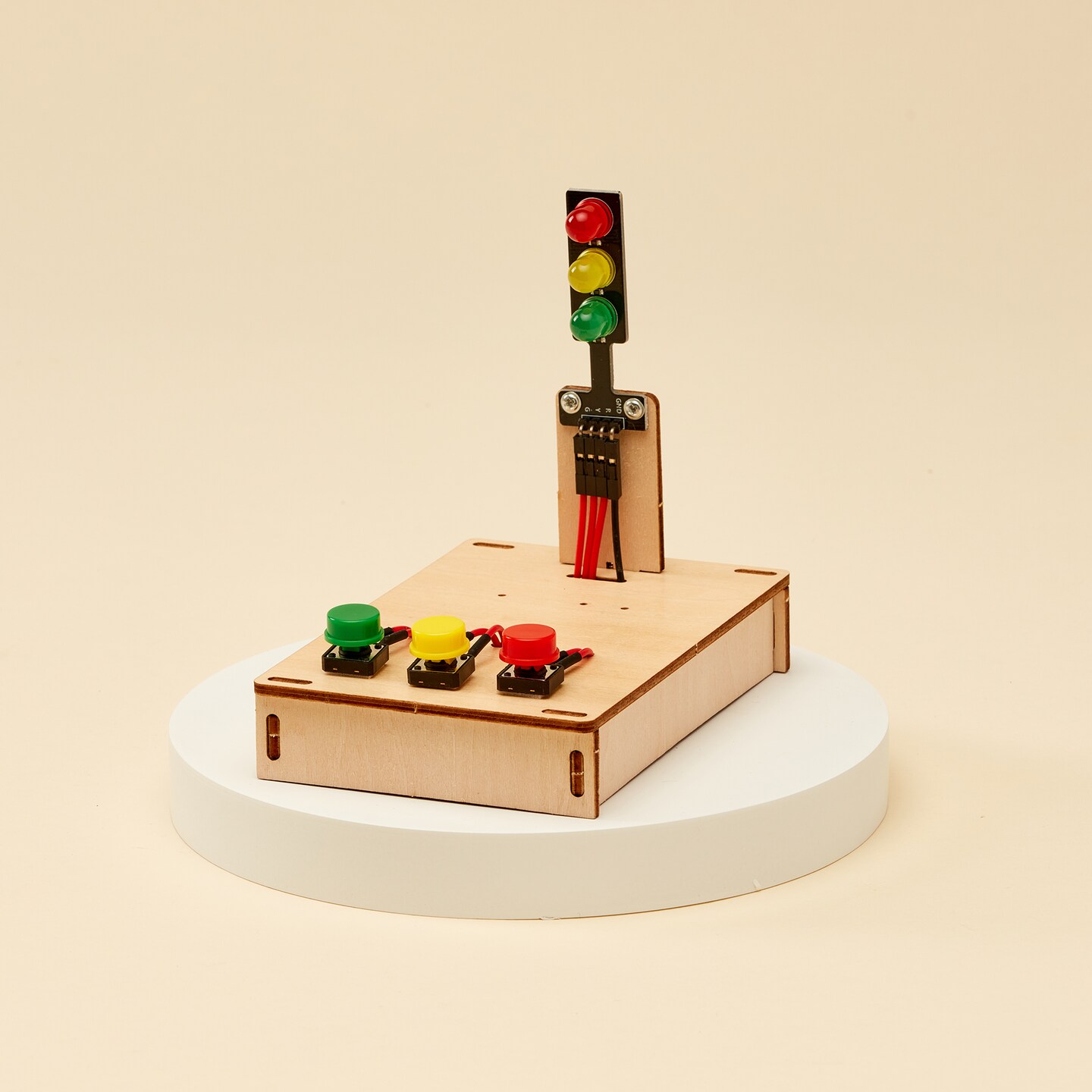 Traffic Light DIY Kit - Educational STEM Toy for Kids, Craft Kit ...