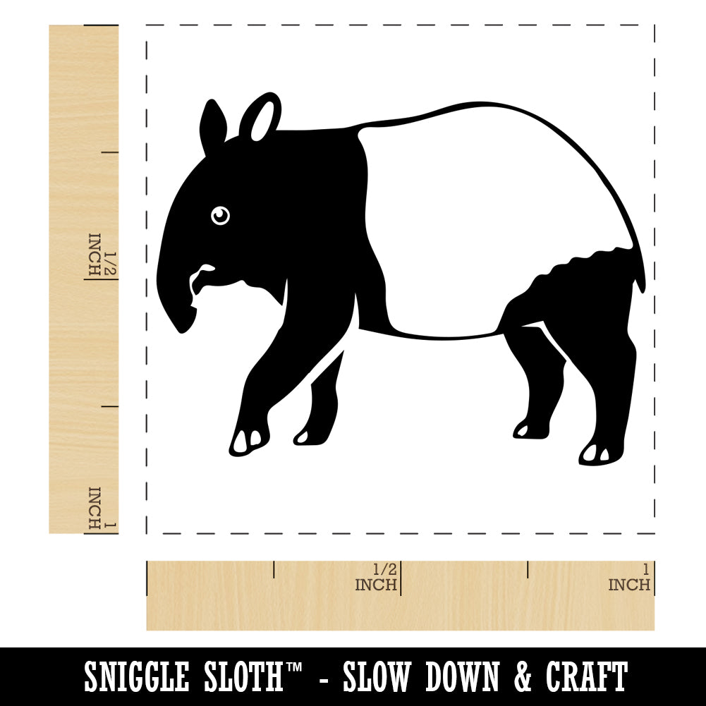 Simple Malayan Asian Tapir Self-Inking Rubber Stamp Ink Stamper | Michaels