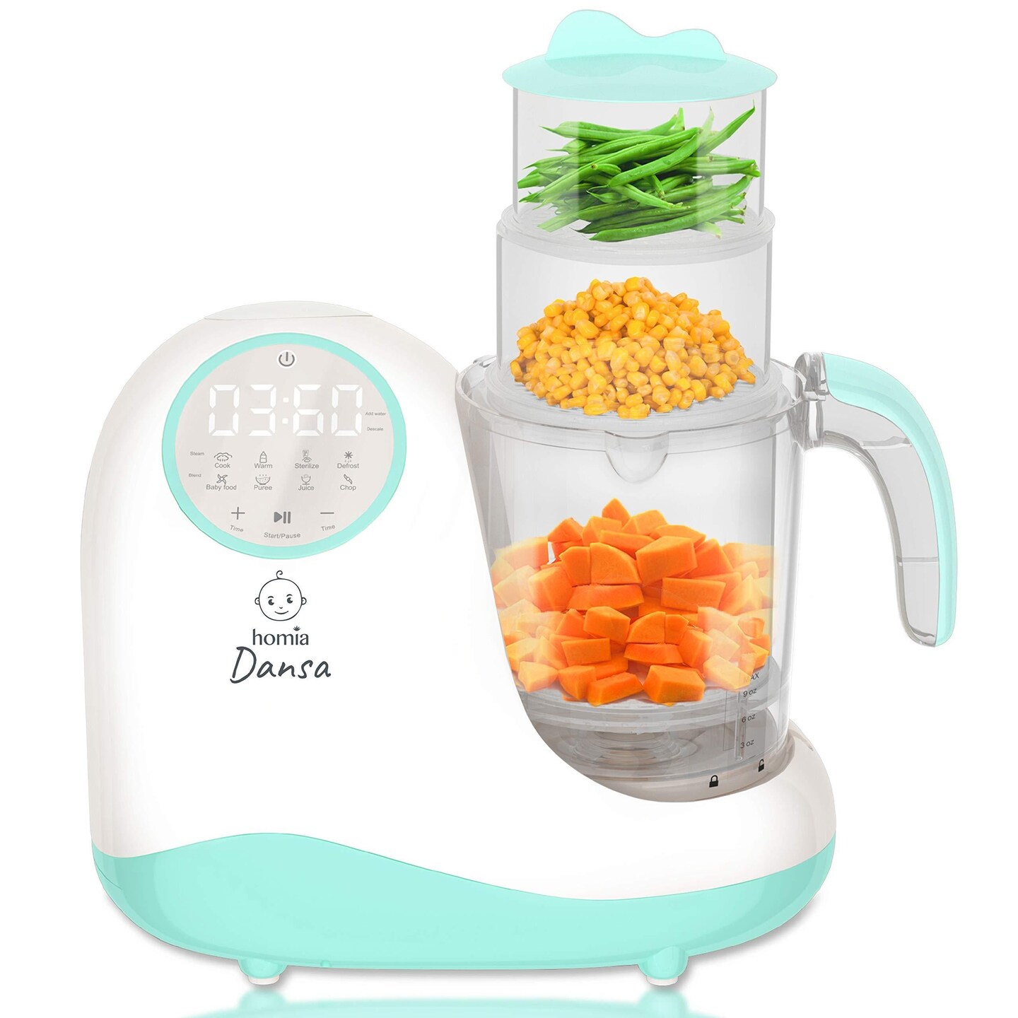 Baby Food Maker Chopper Grinder Mills and Steamer 8 in 1 Processor for ...