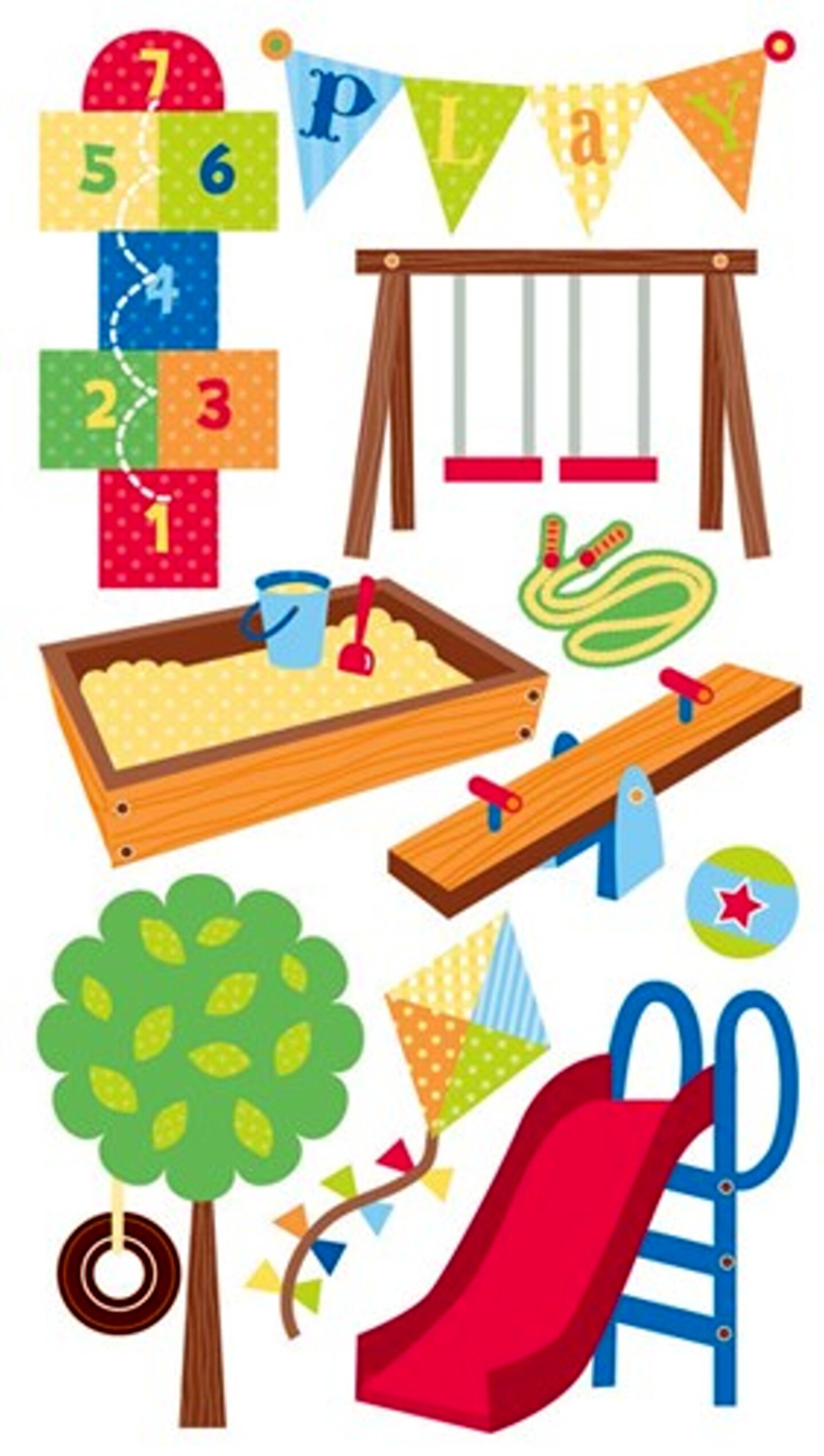 Sticko Playground Dimensional Epoxy Stickers | Michaels