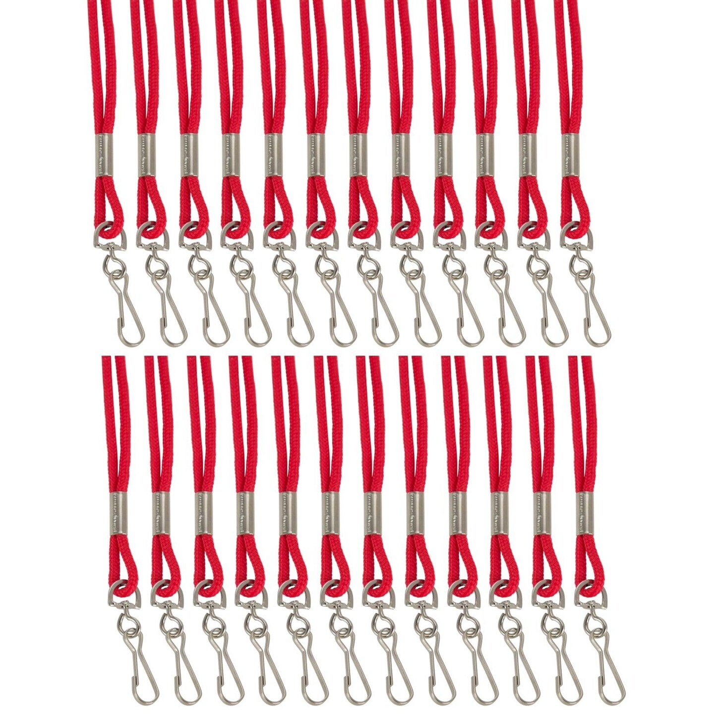 Standard Lanyard Hook Rope Style, Red, Pack of 24 | Michaels
