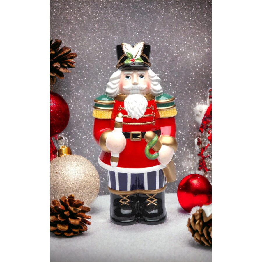 kevinsgiftshoppe Ceramic Classic Nutcracker Cookie Jar, Home Dcor, Gift ...