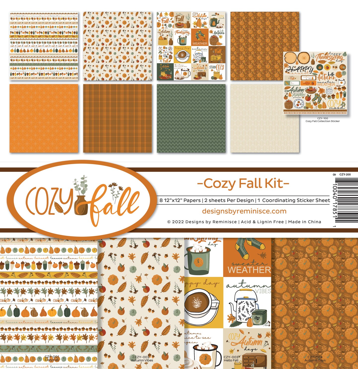 Reminisce Cozy Fall Collection Kit | Michaels