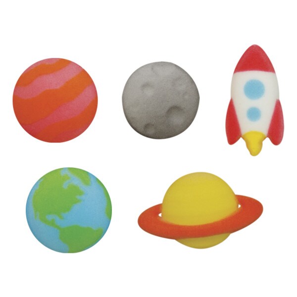 Outer Space Assortment Dec-Ons® Decorations 12ct | Michaels