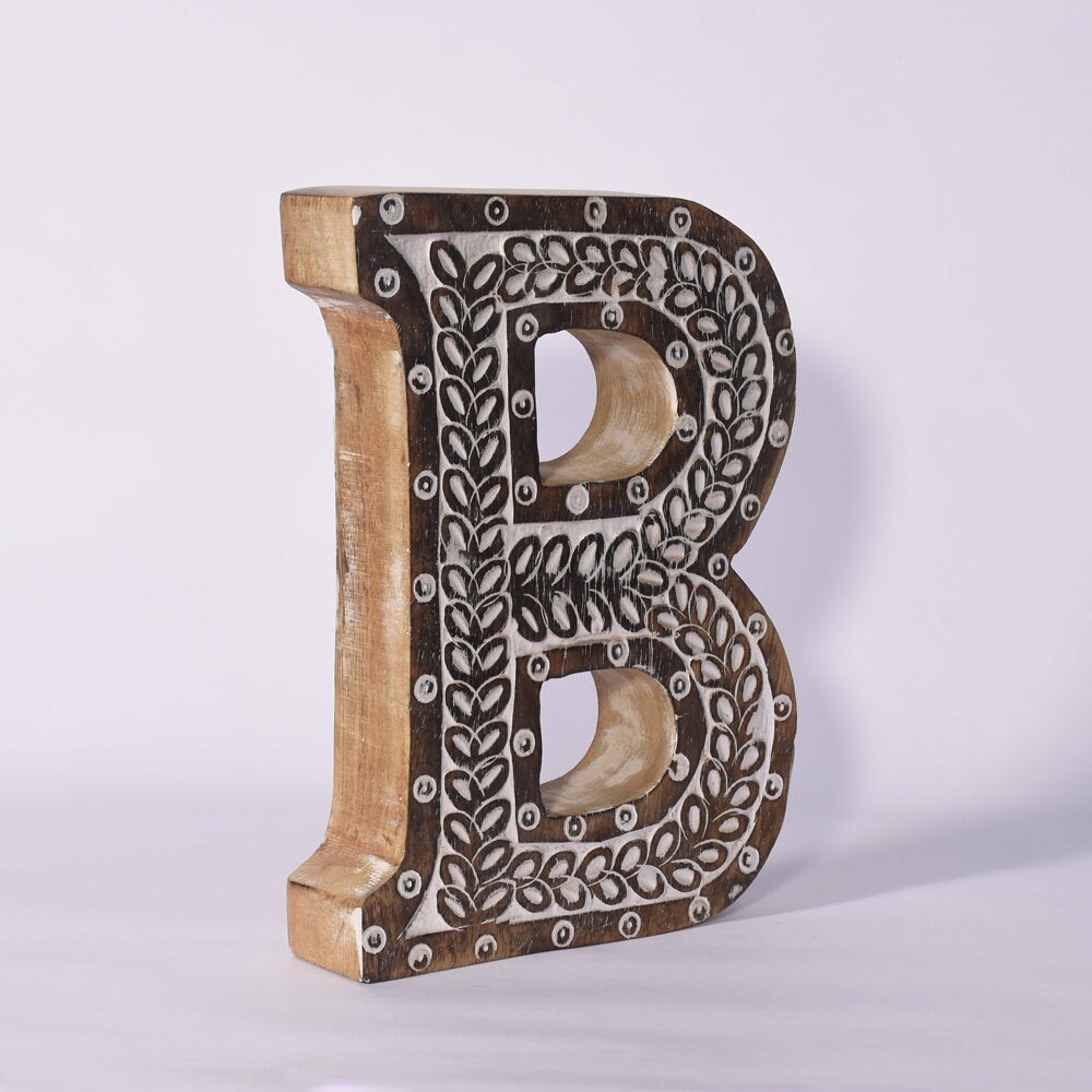 Vintage Eco-Friendly Handmade Alphabet Letter Blocks Antique Wall/Table ...