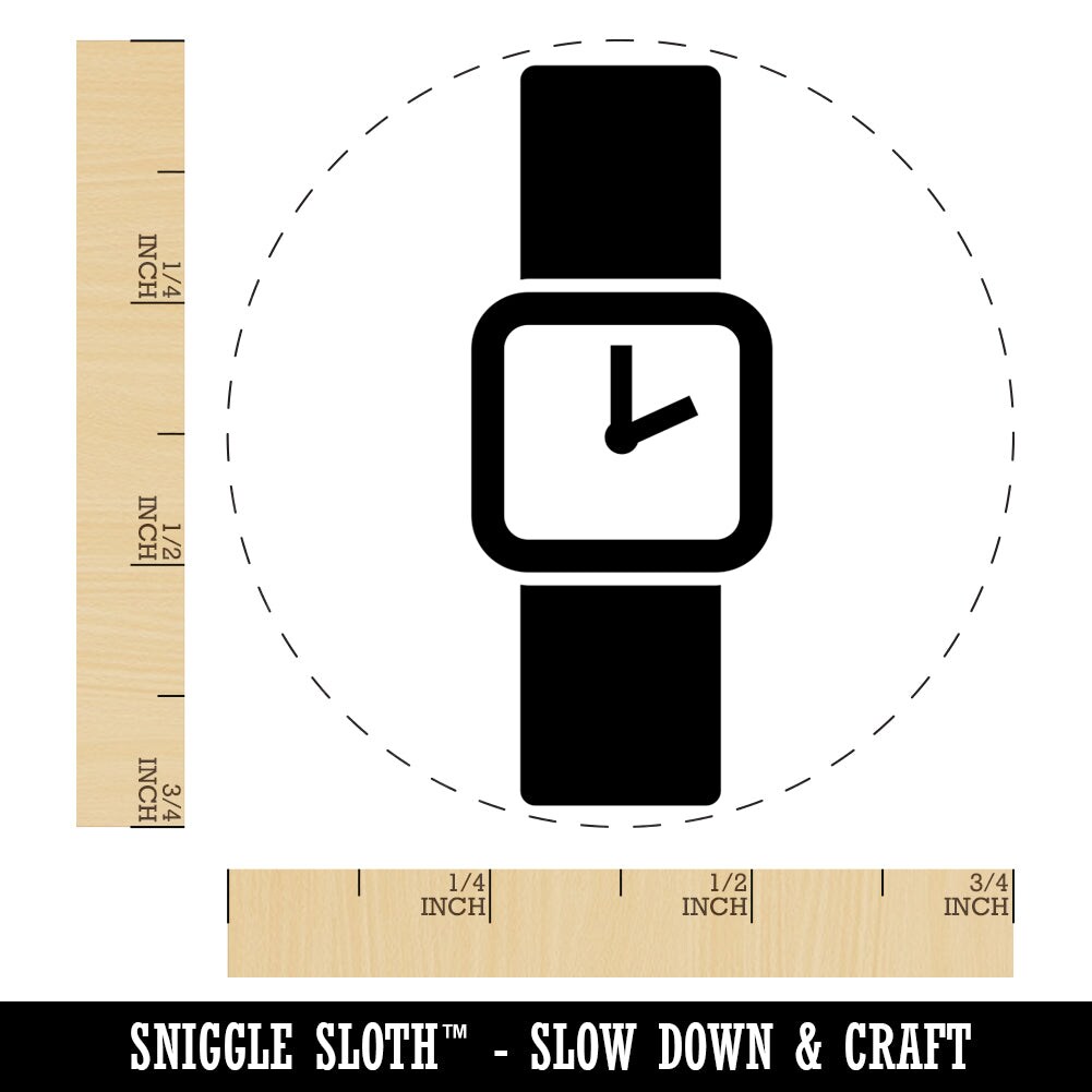 Wrist Watch Rubber Stamp for Stamping Crafting Planners | Michaels