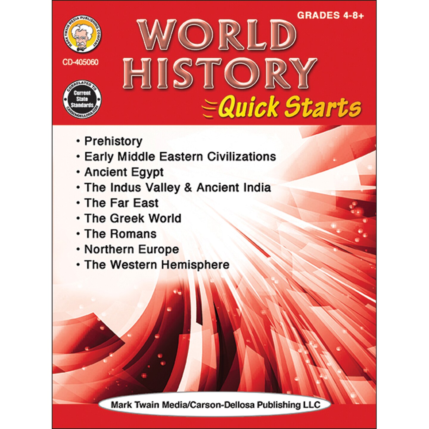 Mark Twain Media World History Workbook, Grades 4-12 Social Studies ...