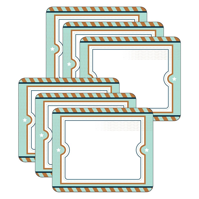 Let's Explore Name Tags, 40 Per Pack, 6 Packs | Michaels