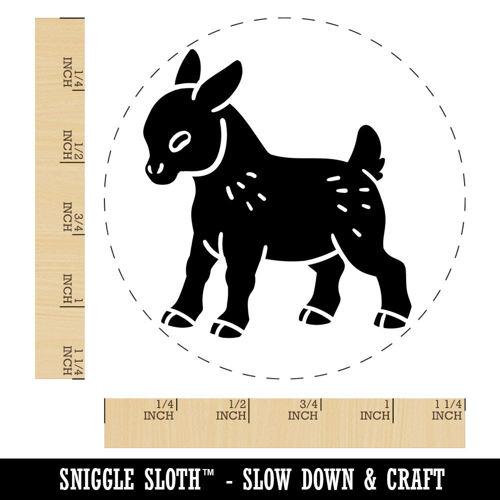 Cute Baby Goat Rubber Stamp for Stamping Crafting Planners | Michaels