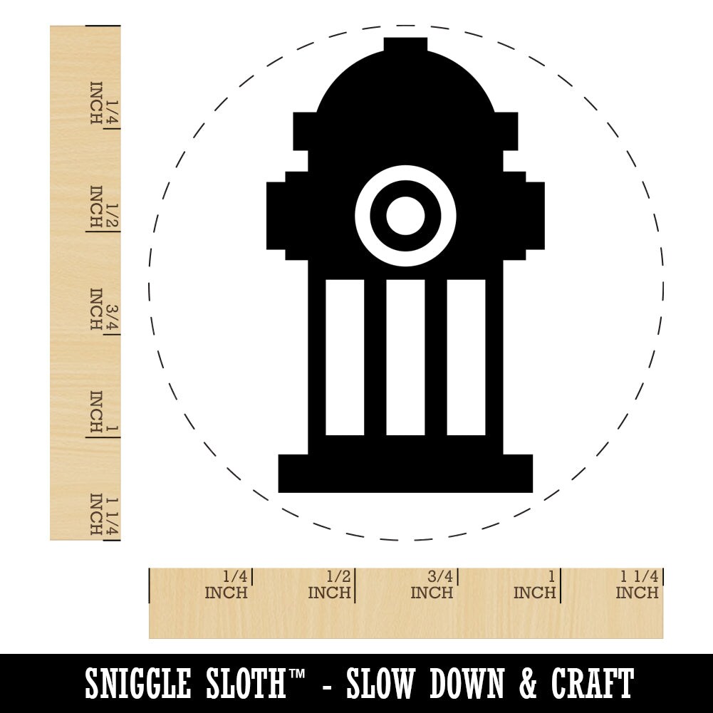 Fire Hydrant Icon Rubber Stamp for Stamping Crafting Planners | Michaels