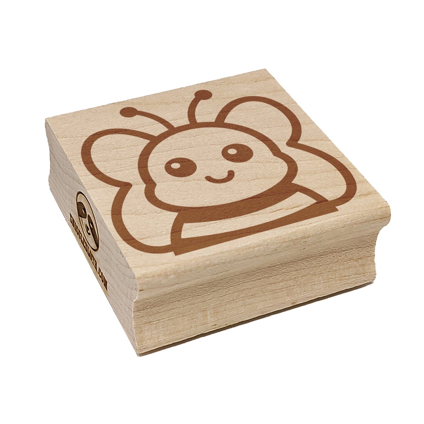 Peeking Bee Square Rubber Stamp for Stamping Crafting | Michaels
