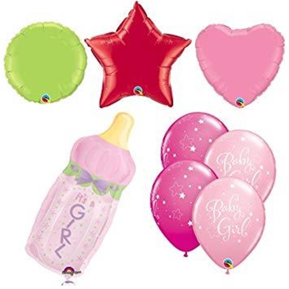 Mayflower Its A Girl 31" Newborn Baby Balloon Kit Bottle Bouquet | Michaels