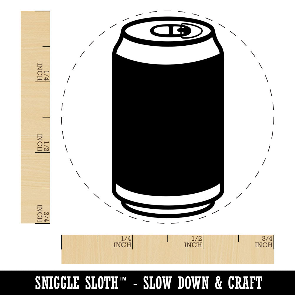 Soda Pop Beer Can Rubber Stamp for Stamping Crafting Planners | Michaels