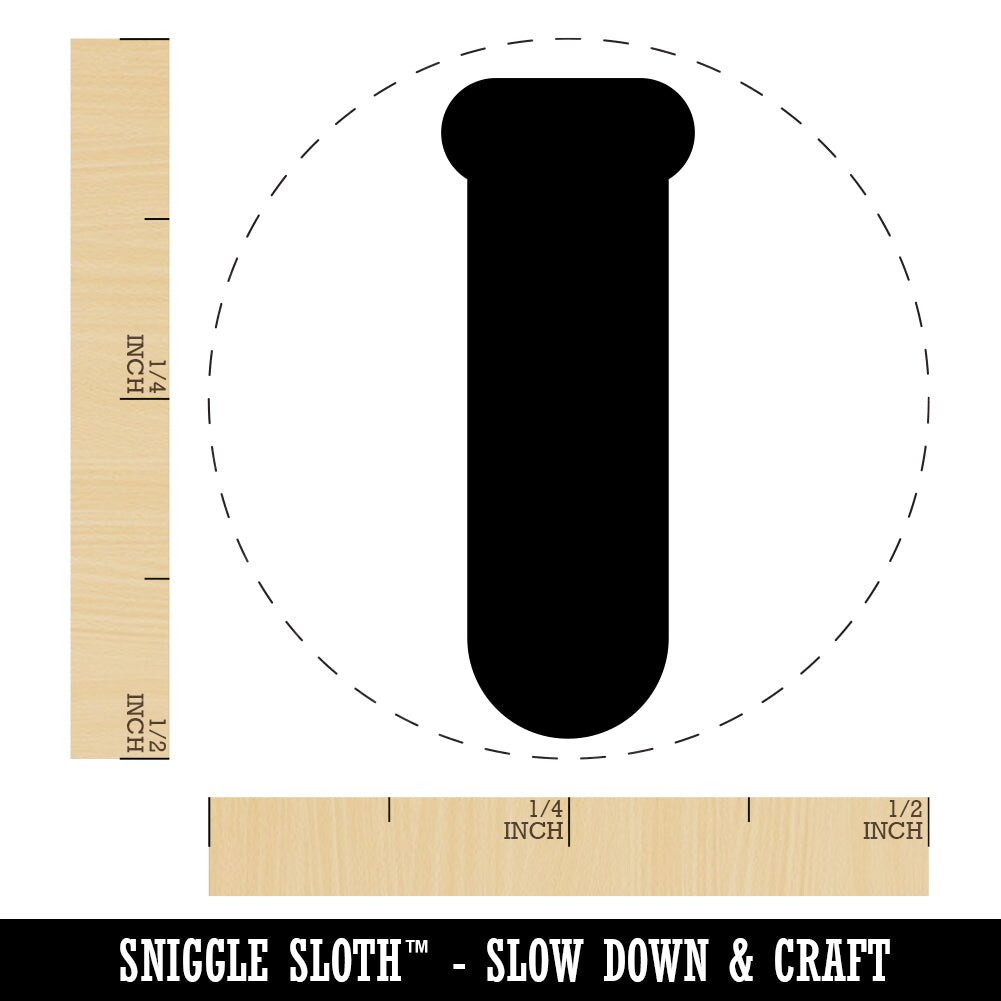 Science Glassware Test Tube Solid Rubber Stamp for Stamping Crafting ...
