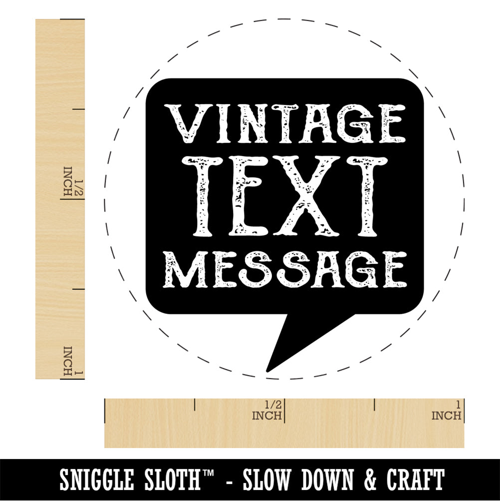 Fun Mail Vintage Text Message Letter Penpal Rubber Stamp for Stamping ...