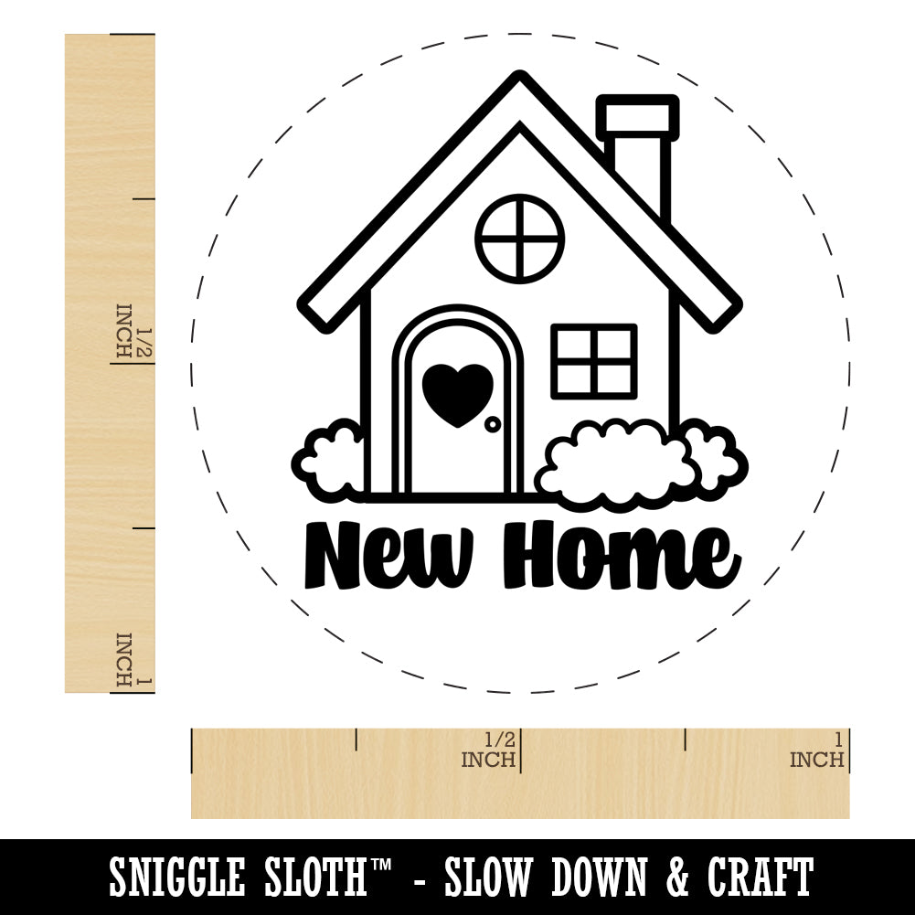 Sweet Adorable New Home Rubber Stamp for Stamping Crafting Planners ...