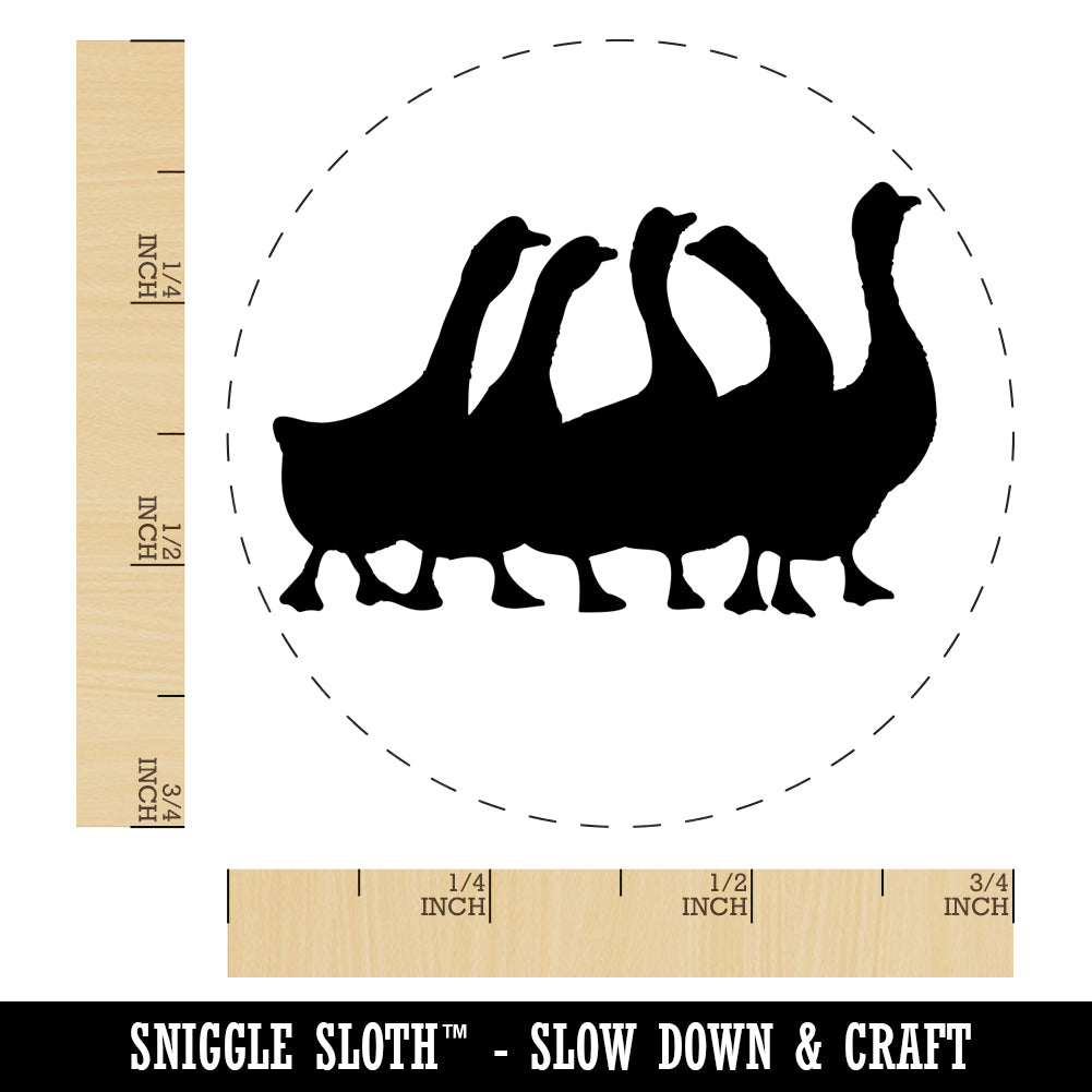 Geese Gaggle Goose Family Solid Chicken Egg Rubber Stamp | Michaels