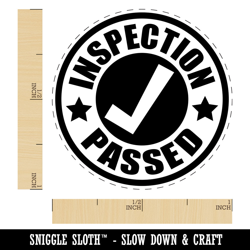 Inspection Passed Rubber Stamp for Stamping Crafting Planners | Michaels