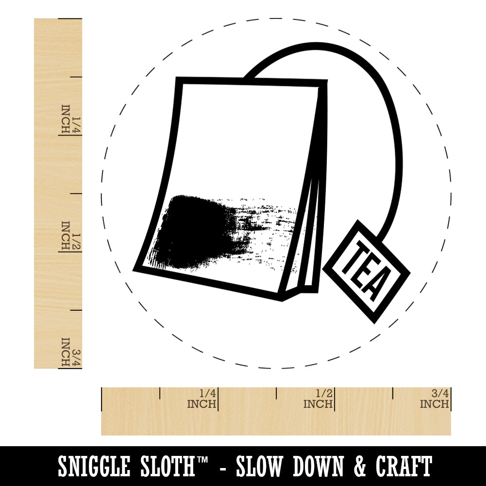 Cute Tea Bag Rubber Stamp for Stamping Crafting Planners | Michaels