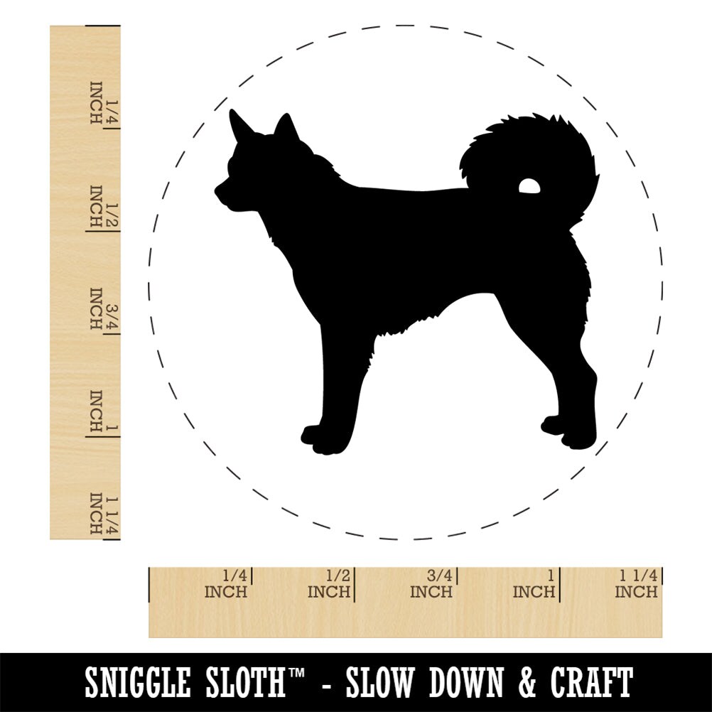 Alaskan Klee Kai Dog Solid Rubber Stamp for Stamping Crafting Planners ...