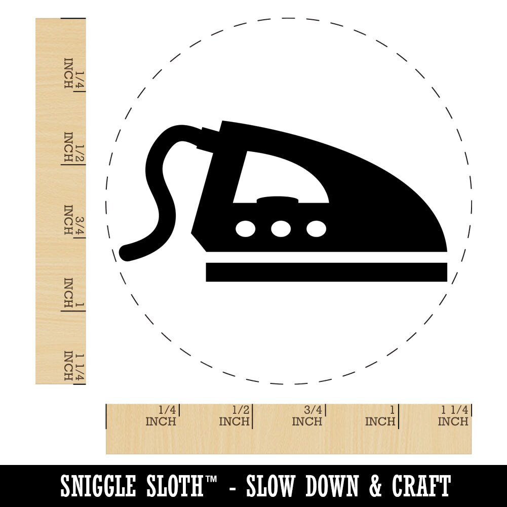 Ironing Icon Rubber Stamp for Stamping Crafting Planners | Michaels