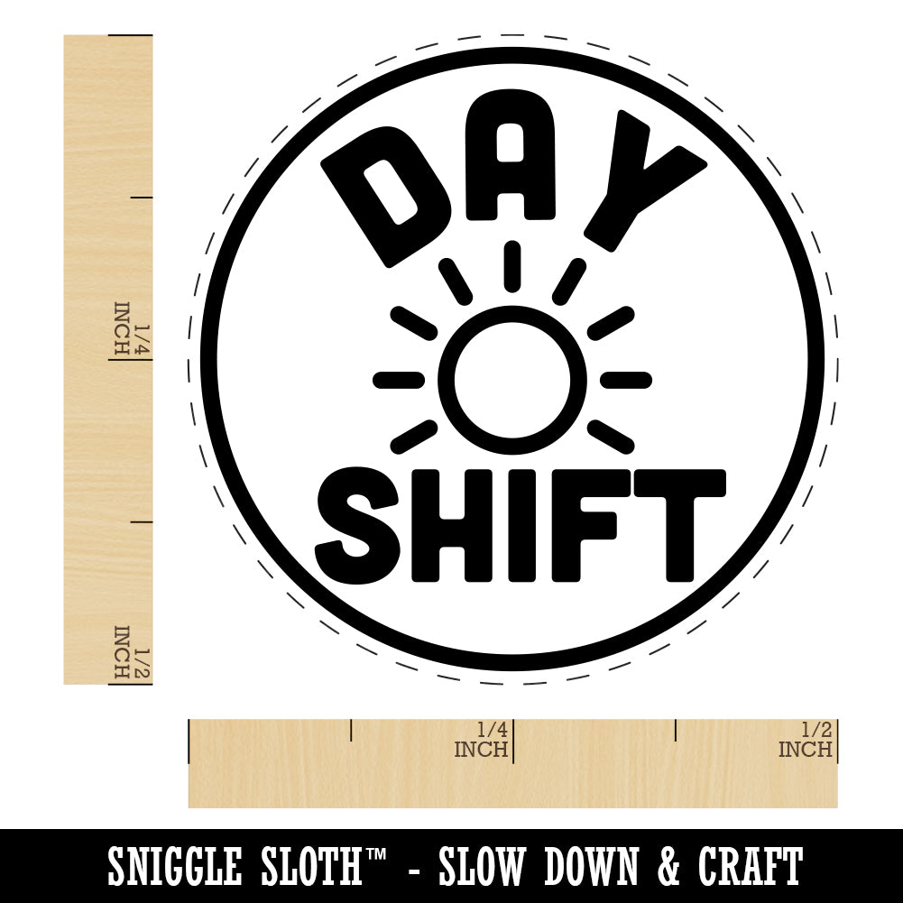 Day Shift Planning Rubber Stamp for Stamping Crafting Planners | Michaels
