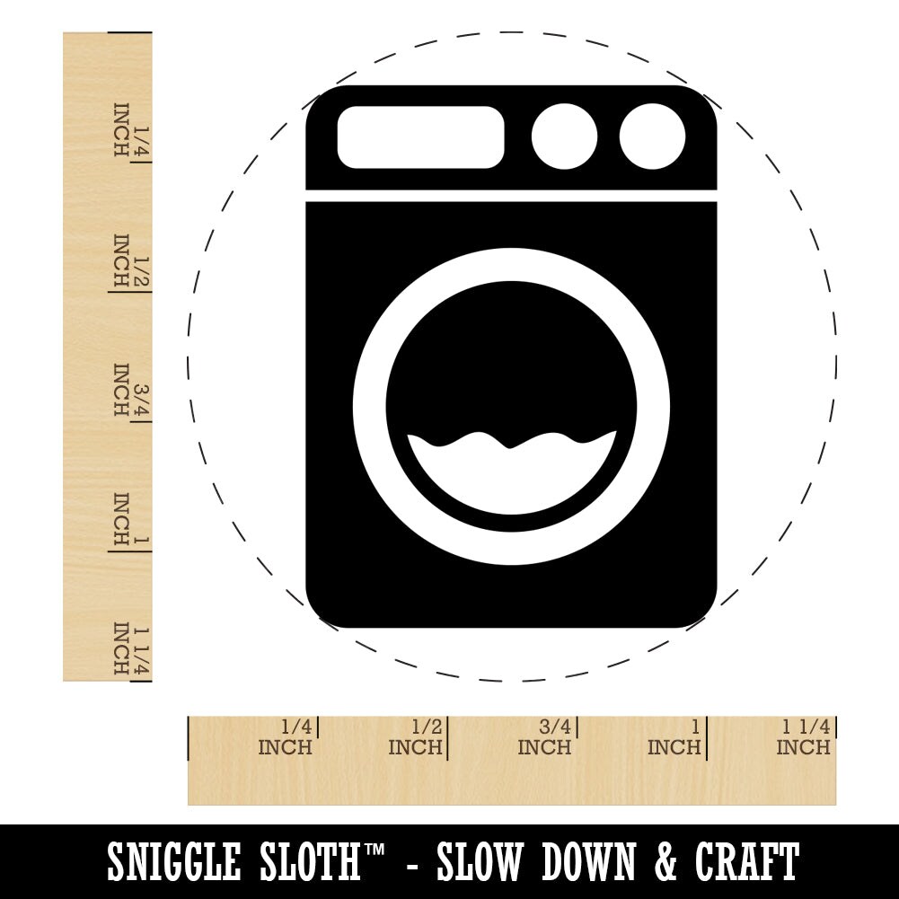 Washing Machine Laundry Rubber Stamp for Stamping Crafting Planners ...