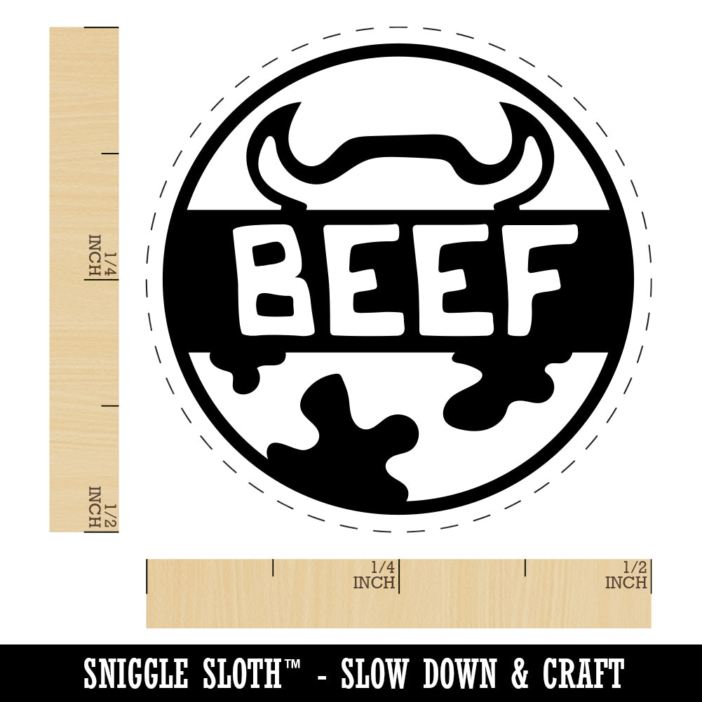 Food Label Beef Rubber Stamp for Stamping Crafting Planners | Michaels