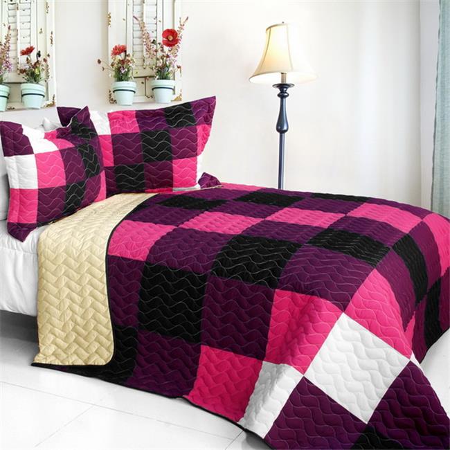 Series - Vermicelli-Quilted Patchwork Quilt Set Full & Queen Size ...