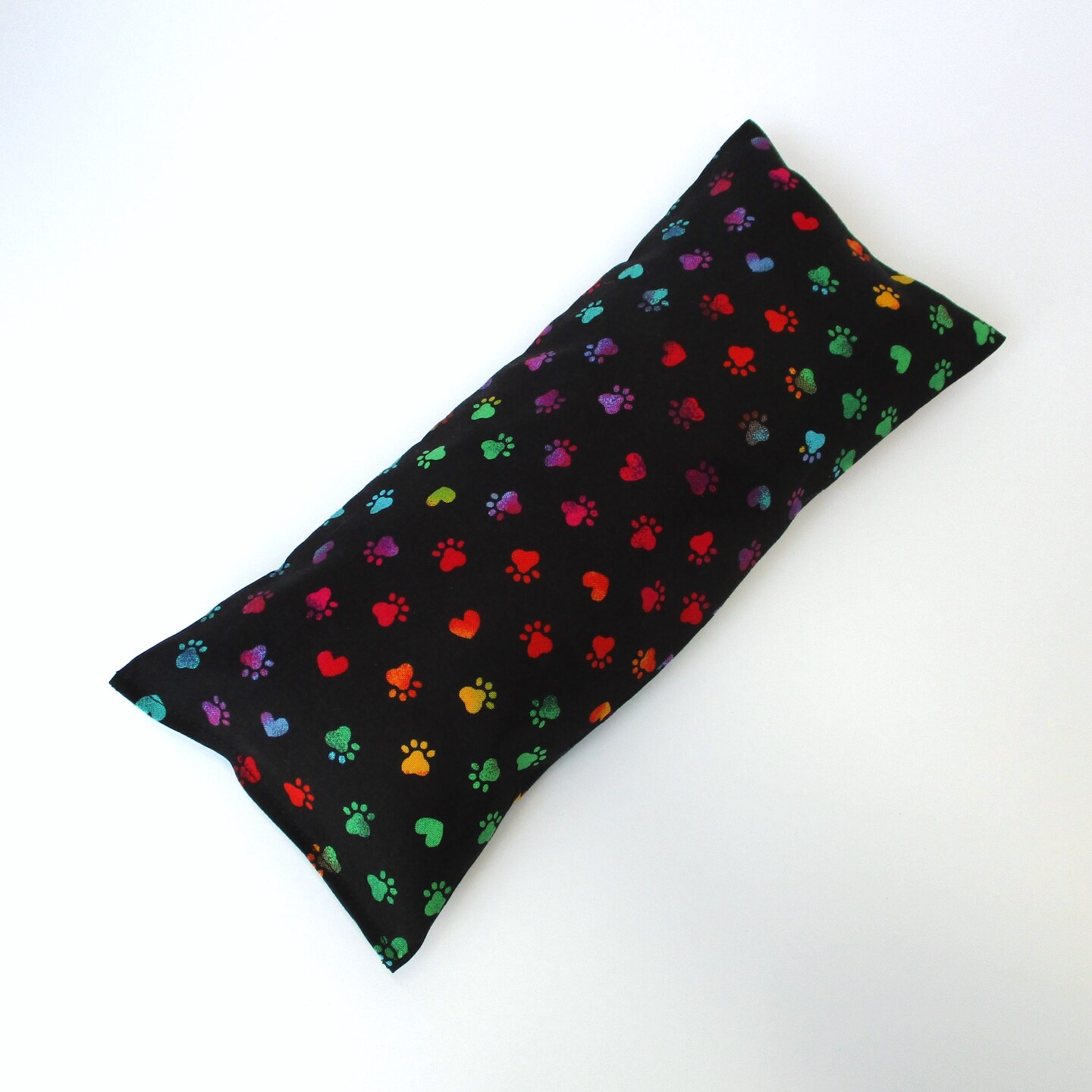 Rainbow Paw Print Cat Toy Super Potent Catnip Kick Stick 11 X 4 75