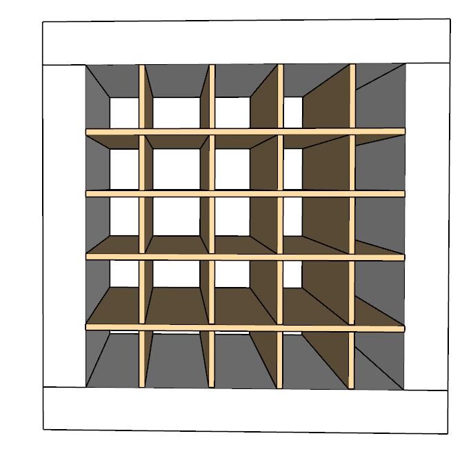 25 Cubby Cube Insert for Cube Storage Shelves | MakerPlace by Michaels
