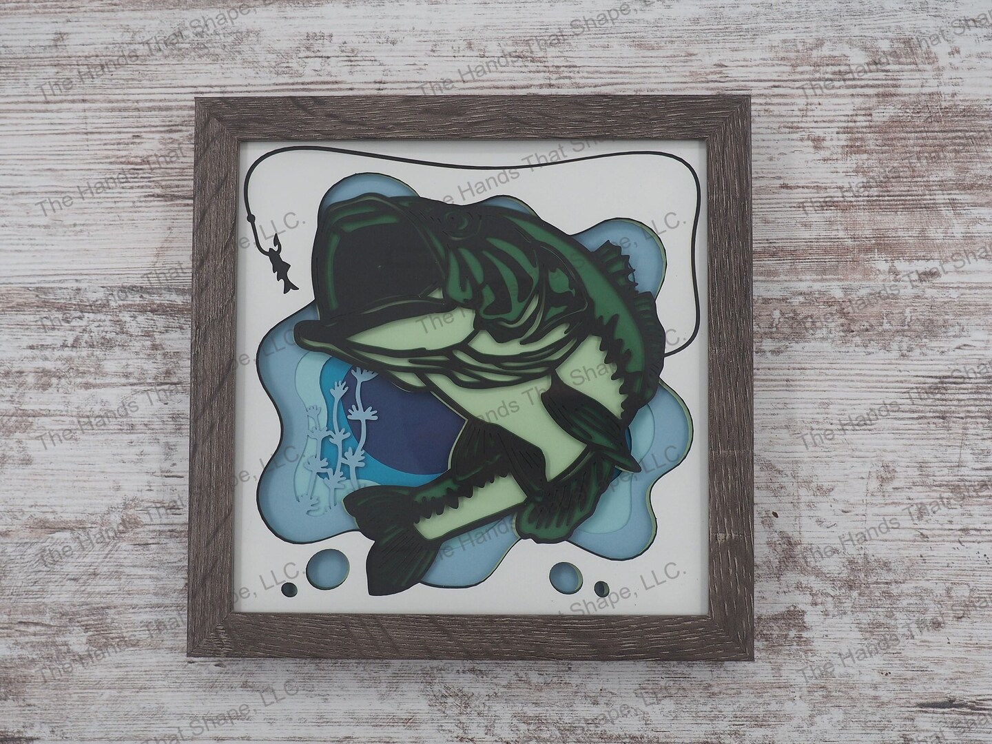 Big Fish Layered Paper Shadow Box | MakerPlace by Michaels