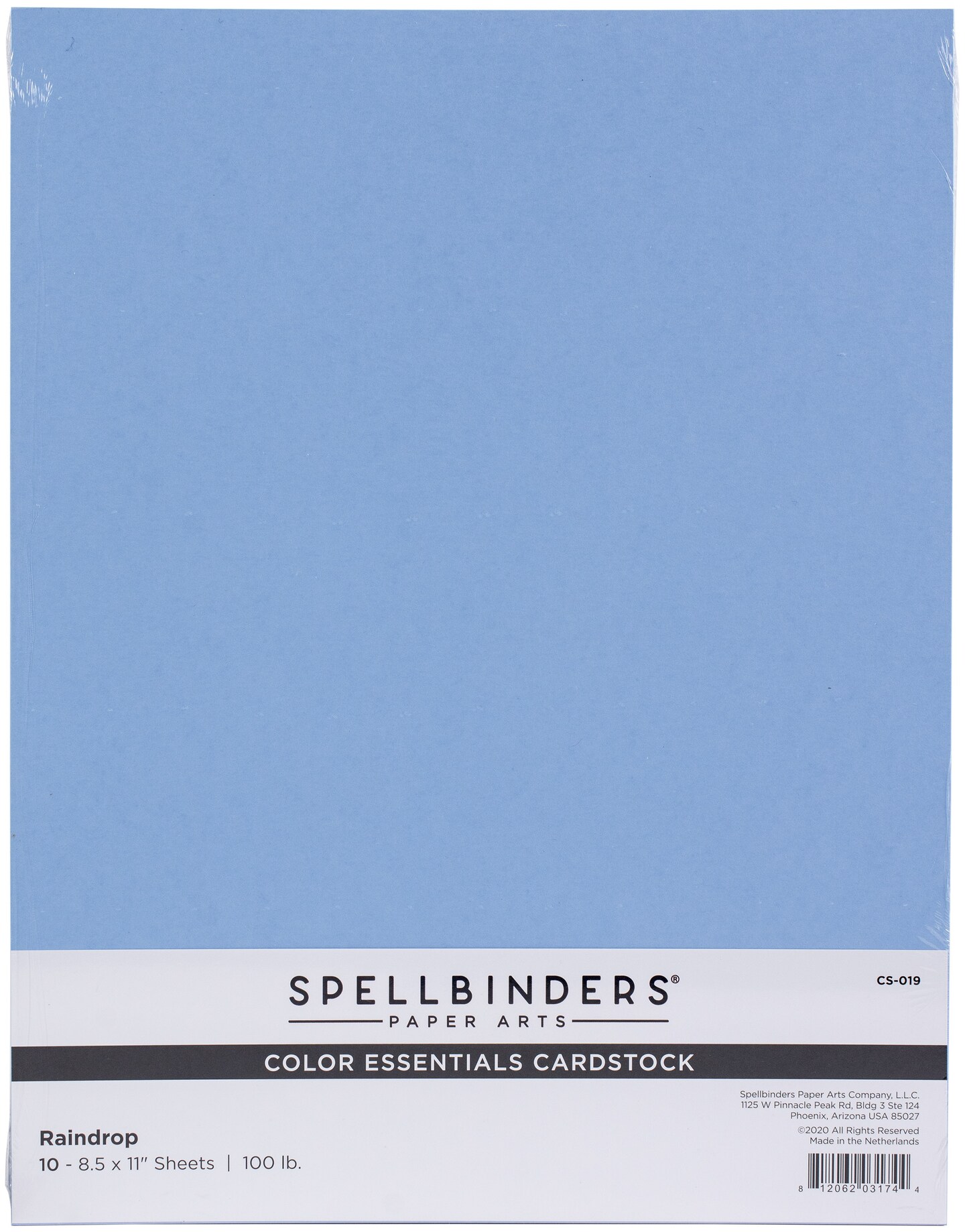 Spellbinders Color Essentials Cardstock 8.5"X11" 10/Pkg-Raindrop | Michaels