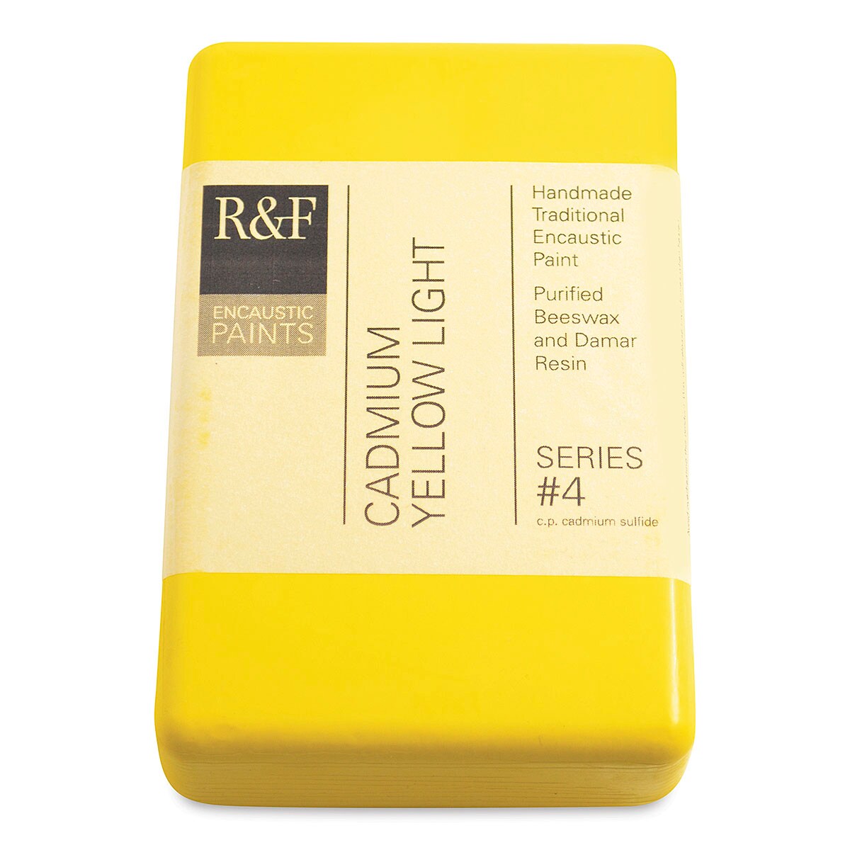 R&F Encaustic Paint Block - Cadmium Yellow Light, 333 ml block | Michaels