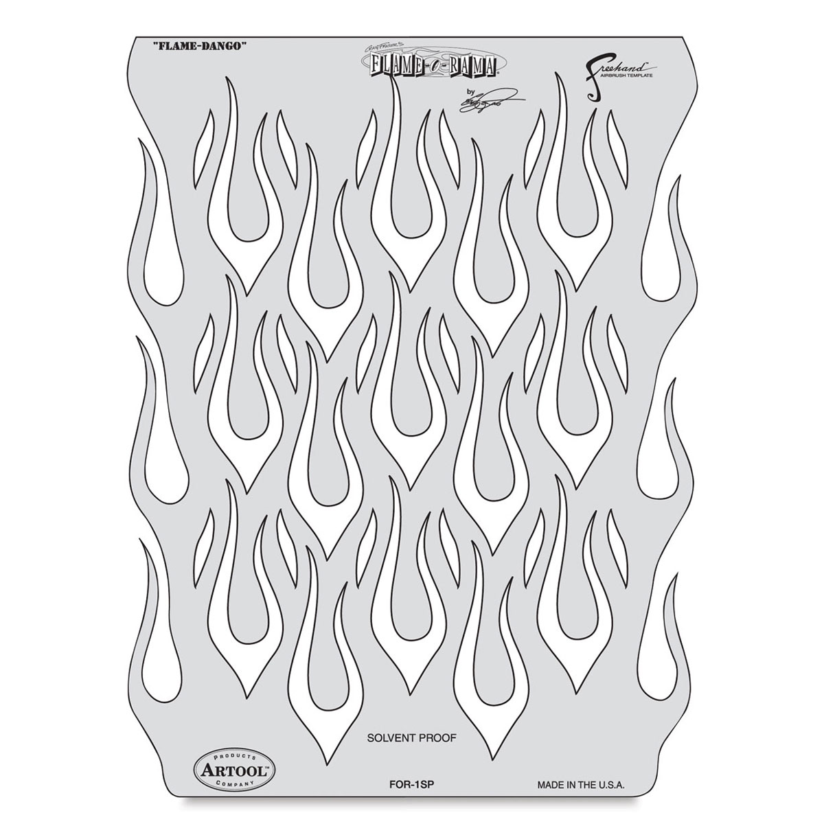 Iwata Artool Freehand Template - Flame-O-Rama Flame Dango | Michaels