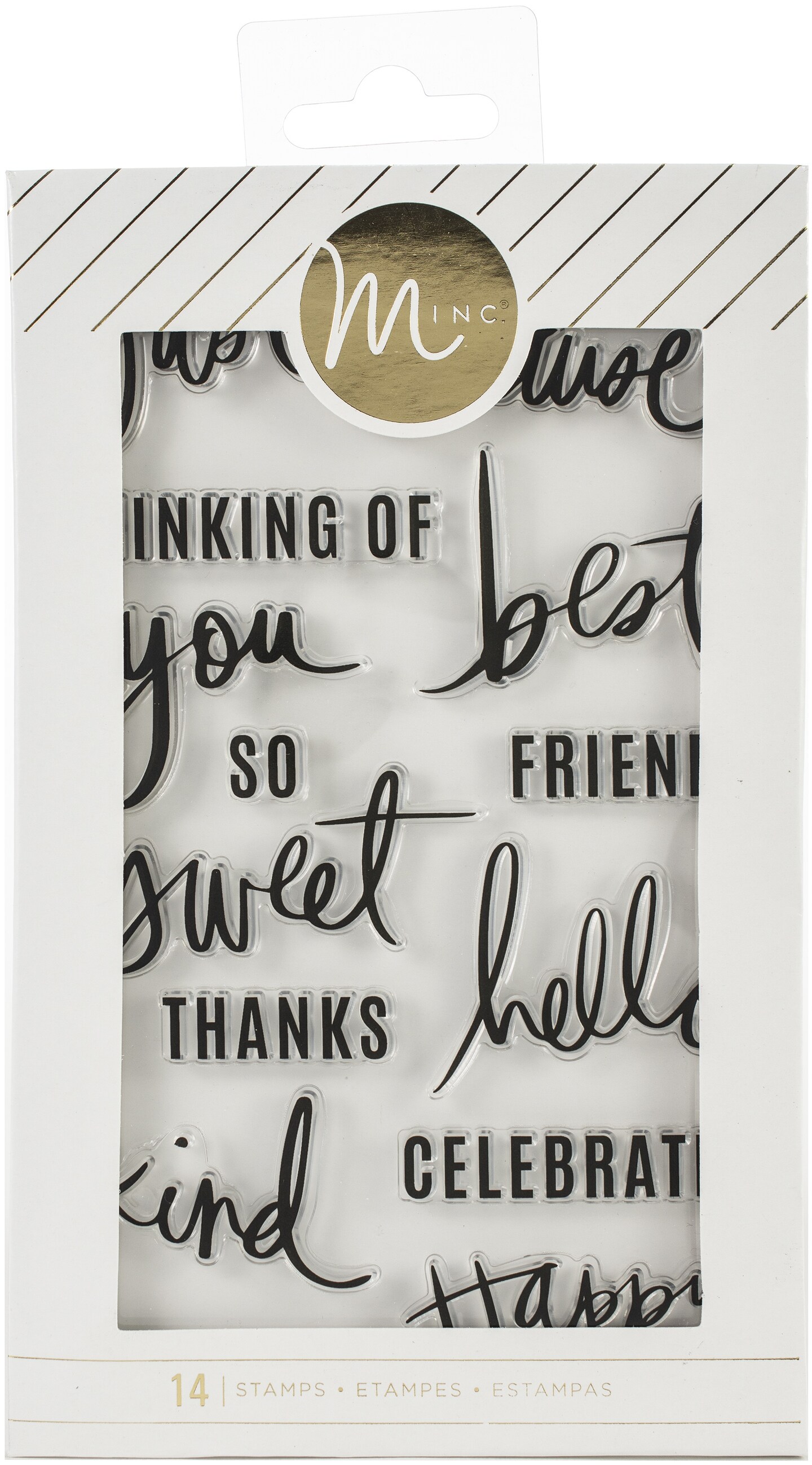 Heidi Swapp Minc Clear Stamps 14/Pkg-Sentiments | Michaels